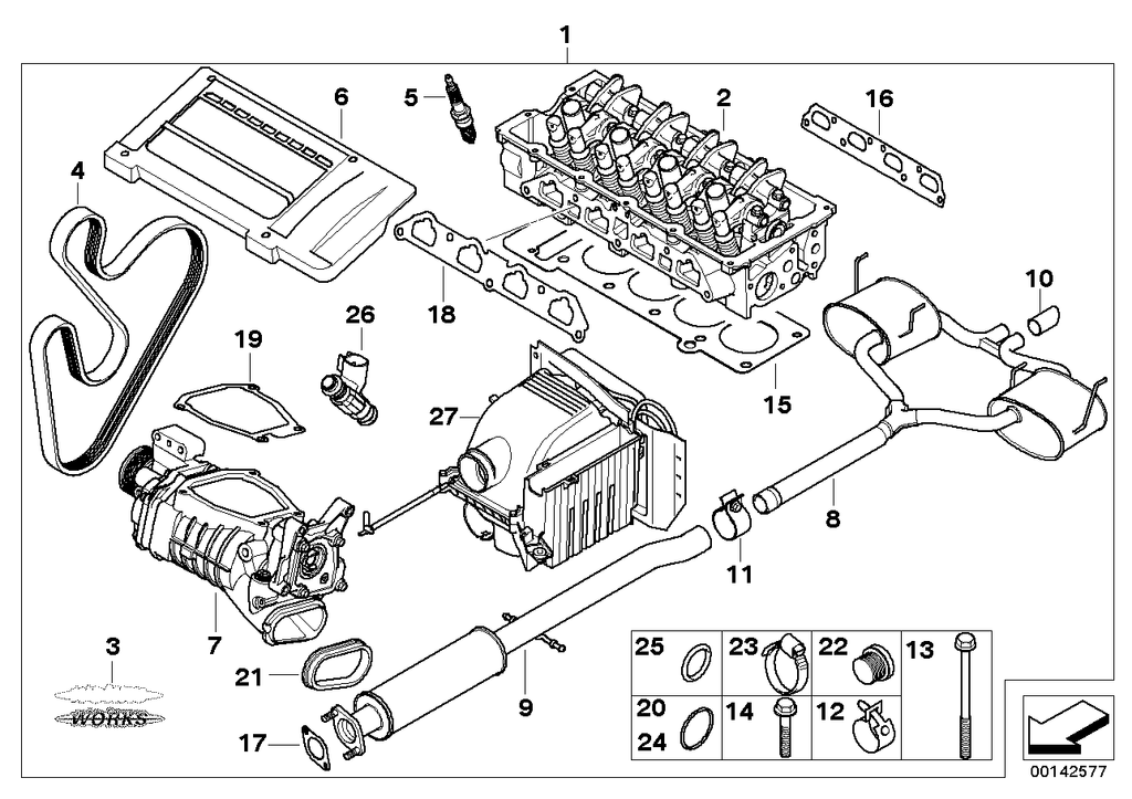 MINI Gasket Intake Manifold 11611173671 | V1 Vehicle Parts Australia